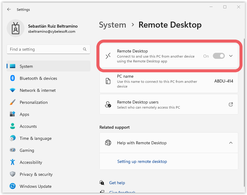 Install and Enable Remote Desktop Services (RDS) on Windows